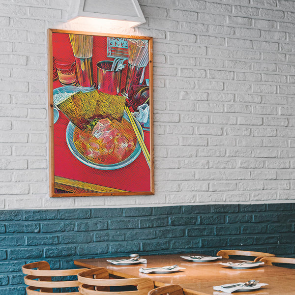 Japanese Ramen Noodles Wall Art (JP202303-011PFUP) – Peddlex